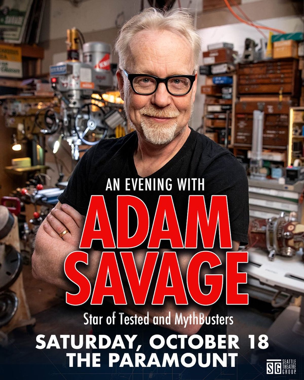 An Evening with Adam Savage at Paramount Theatre in Seattle, WA ...