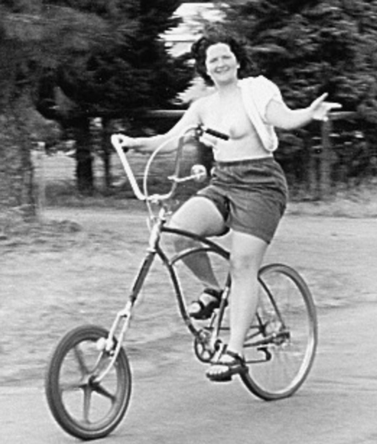 10th Annual Terri Sue Webb Naked Ride at Joan of Arc Statue in Portland ...