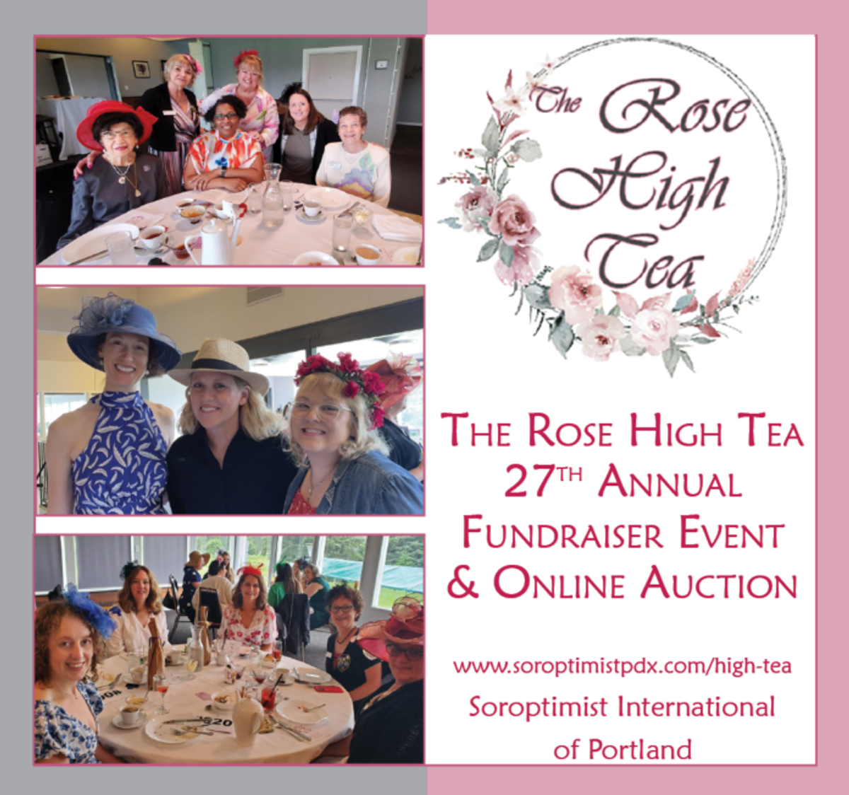 Rose High Tea at Colwood Golf Course in Portland, Oregon - Sunday, June ...