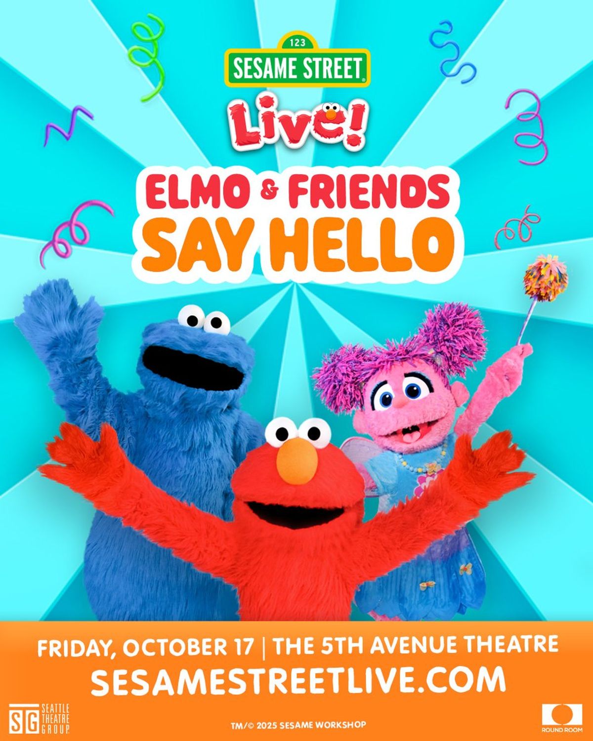 Sesame Street Live: Elmo & Friends Say Hello at The 5th Avenue Theatre ...