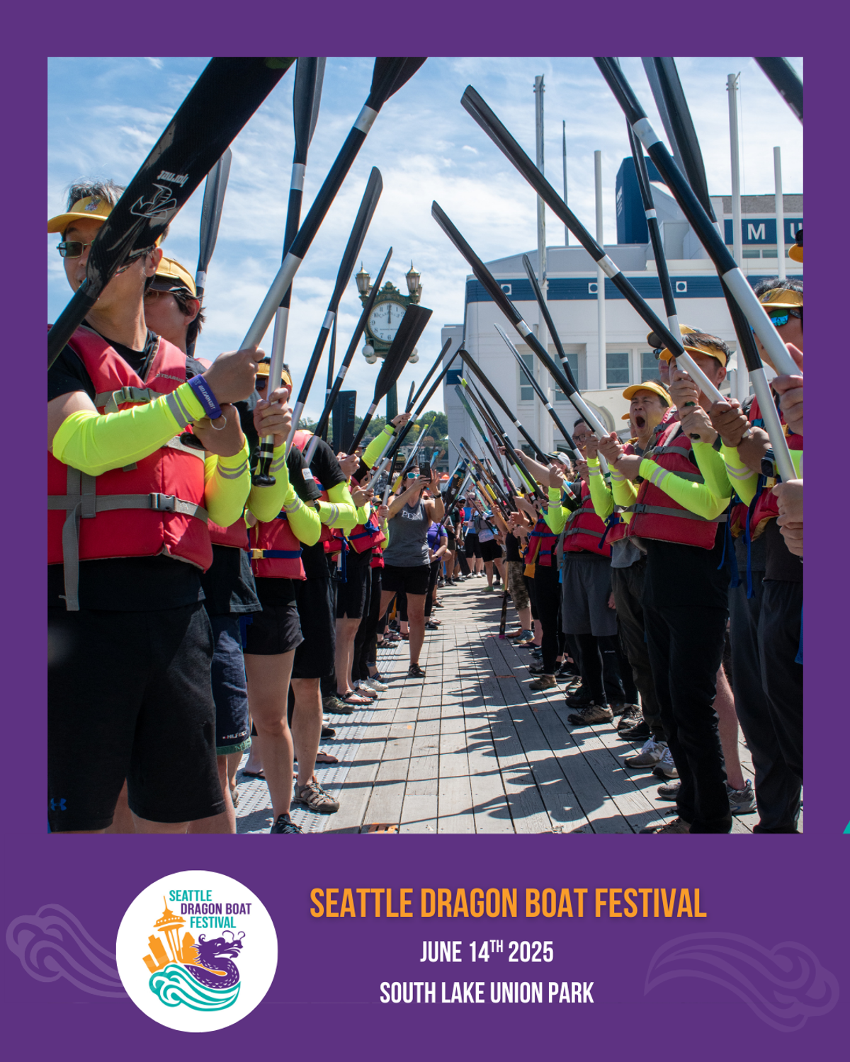 Seattle Dragon Boat Festival at South Lake Union Park in Seattle, WA ...
