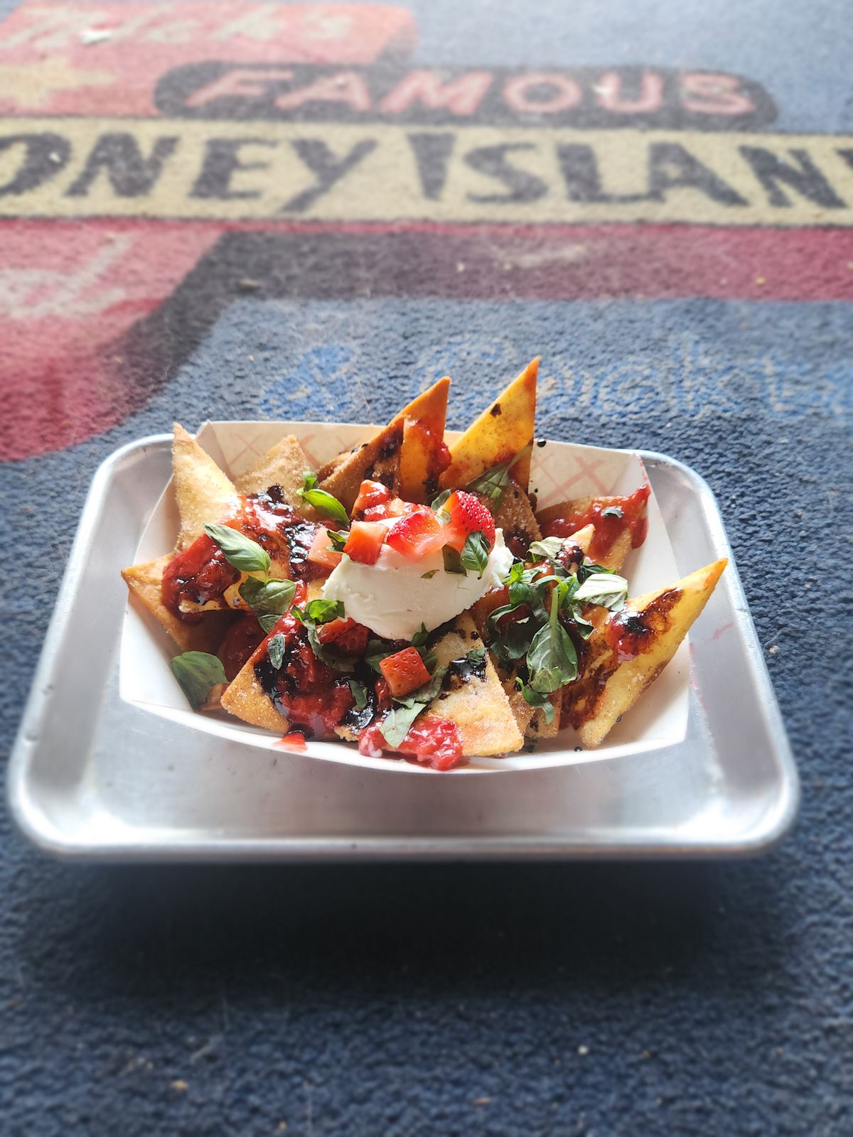 Dessert Nacho at Nick's Famous Coney Island in Portland, OR - Multiple ...