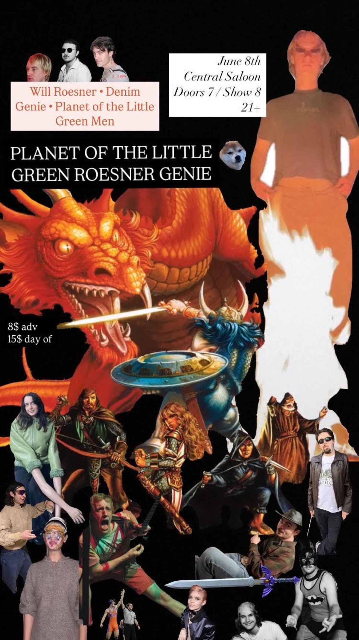 Will Roesner • Planet Of Little Green Men • Denim Genie at Central ...