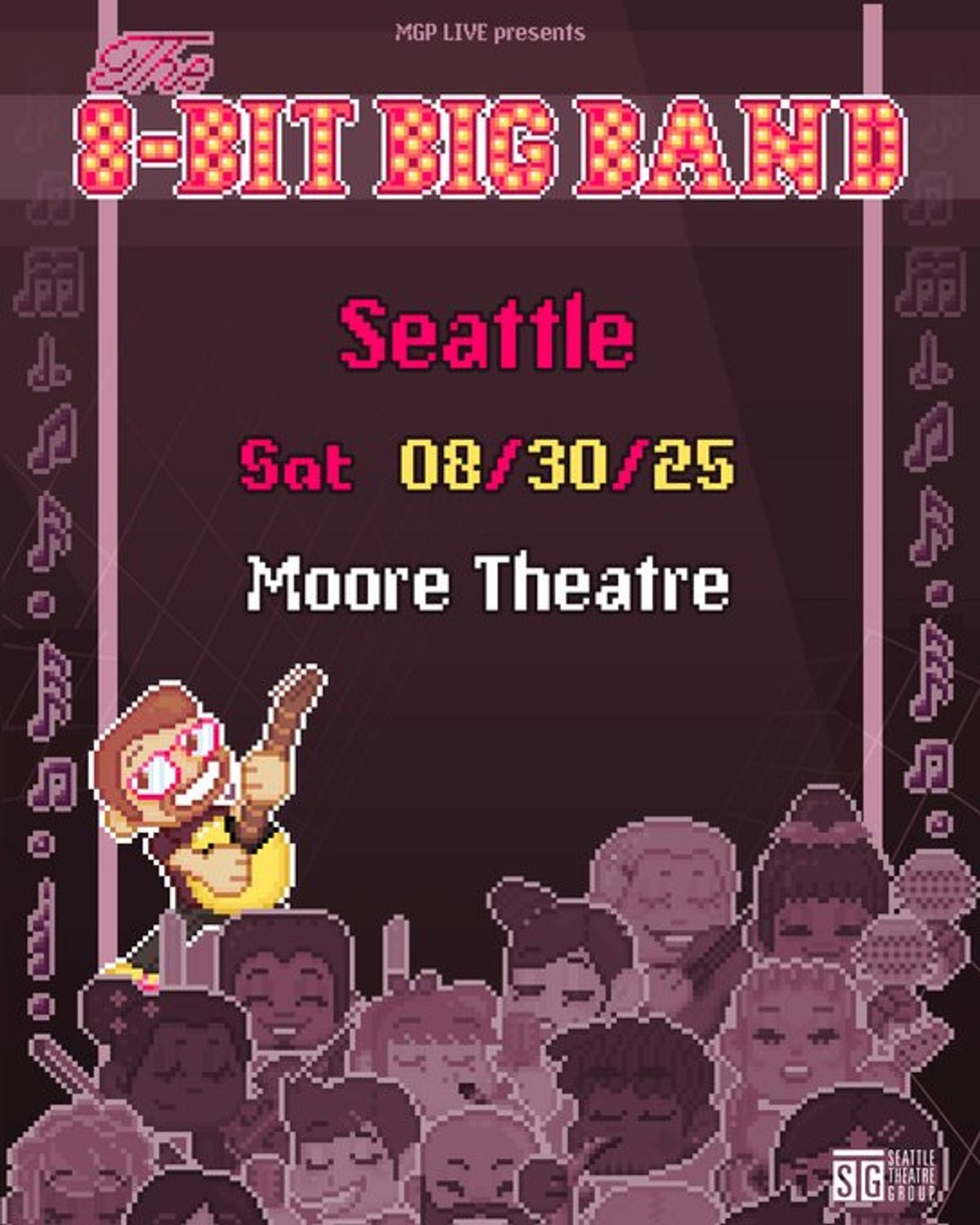The 8-Bit Big Band at Moore Theatre in Seattle, WA - Saturday, August ...