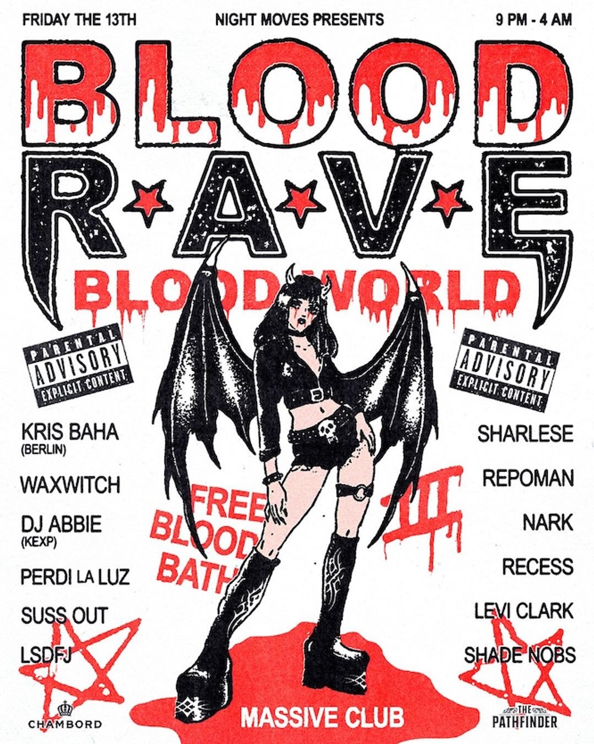 Blood Rave: Blood World at Massive in Seattle, WA - Friday, June 13 ...