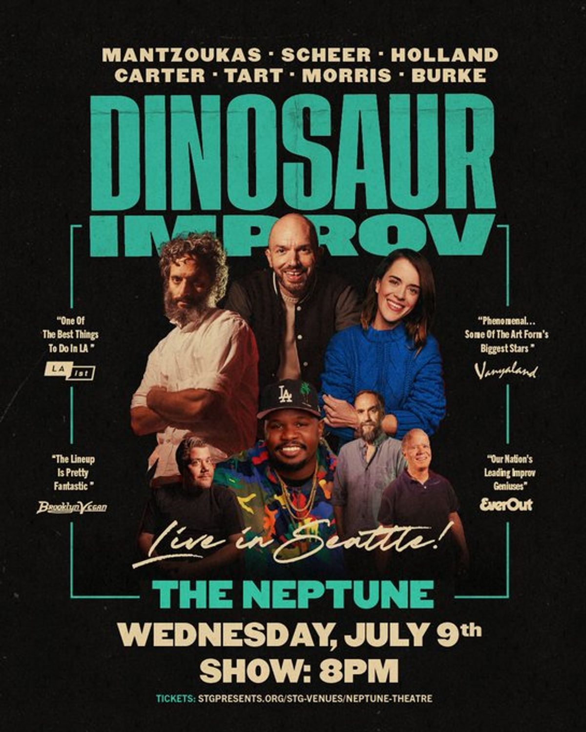 Dinosaur Improv – Live! at Neptune Theatre in Seattle, WA - Wednesday ...