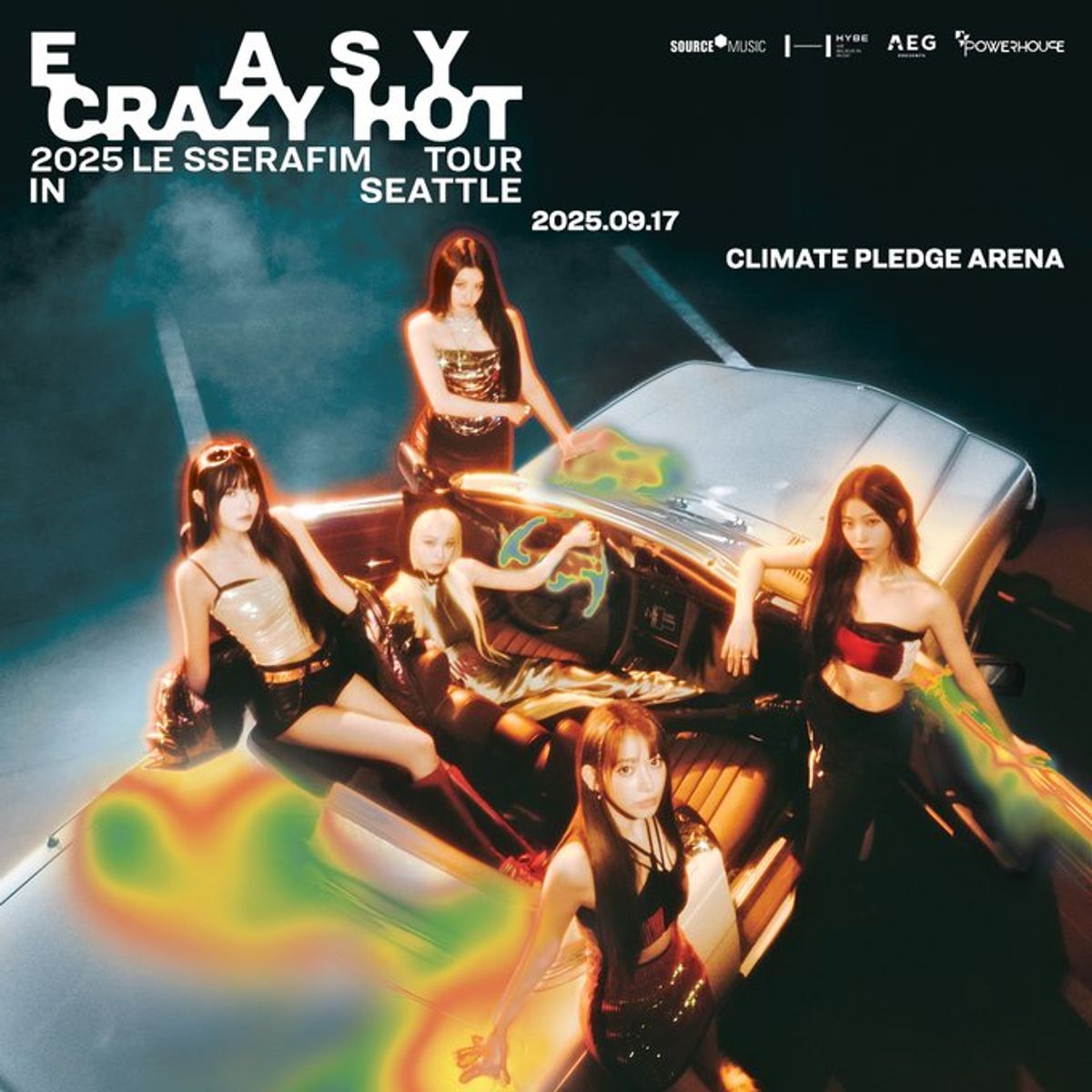 LE SSERAFIM at Climate Pledge Arena in Seattle, WA - Wednesday ...