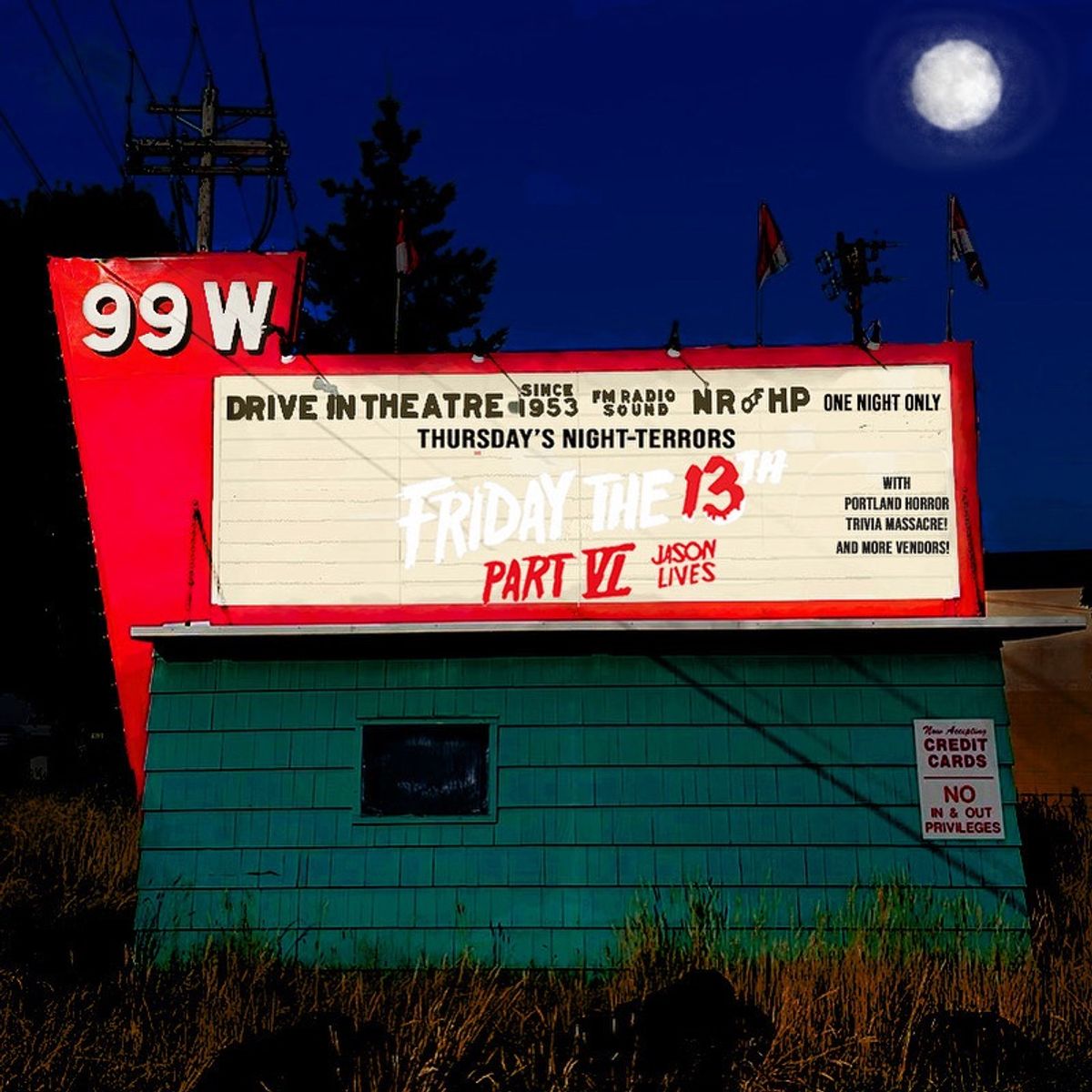 Friday the 13th Part VI: Jason Lives at 99W Drive-In in Newberg, OR ...