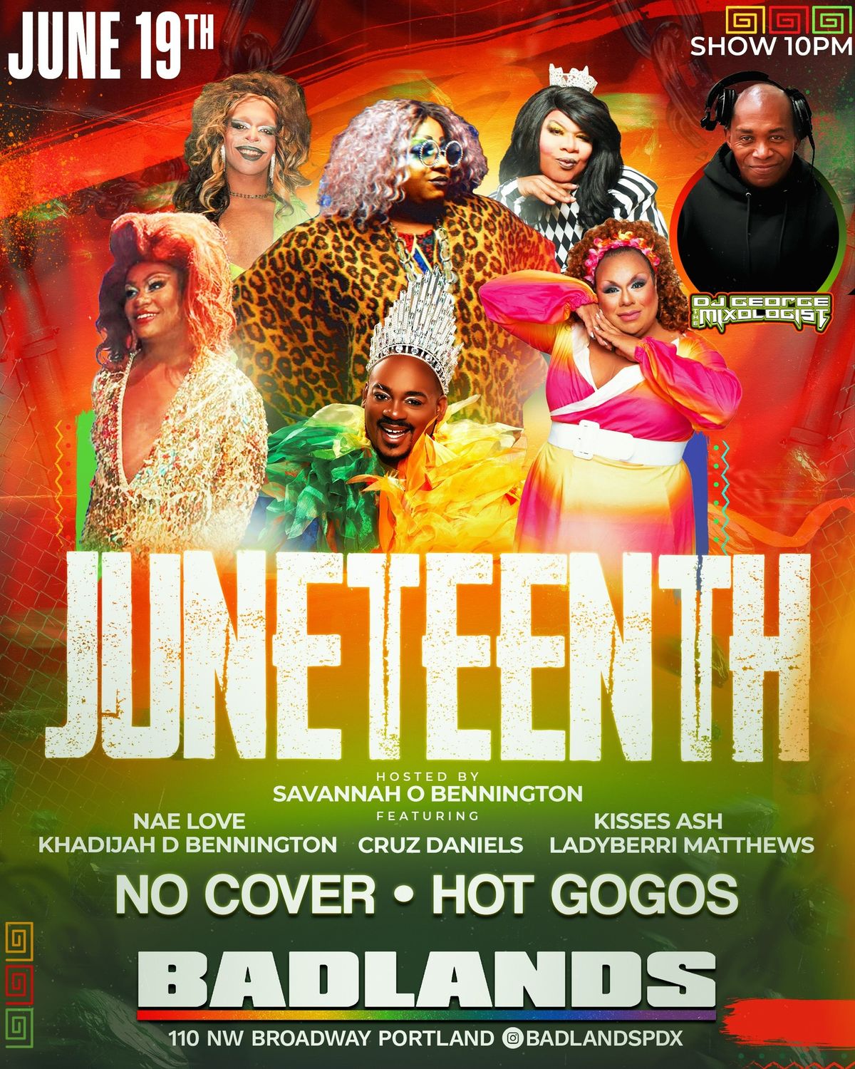 Juneteenth Celebration Drag Showcase at Badlands Portland in Portland ...