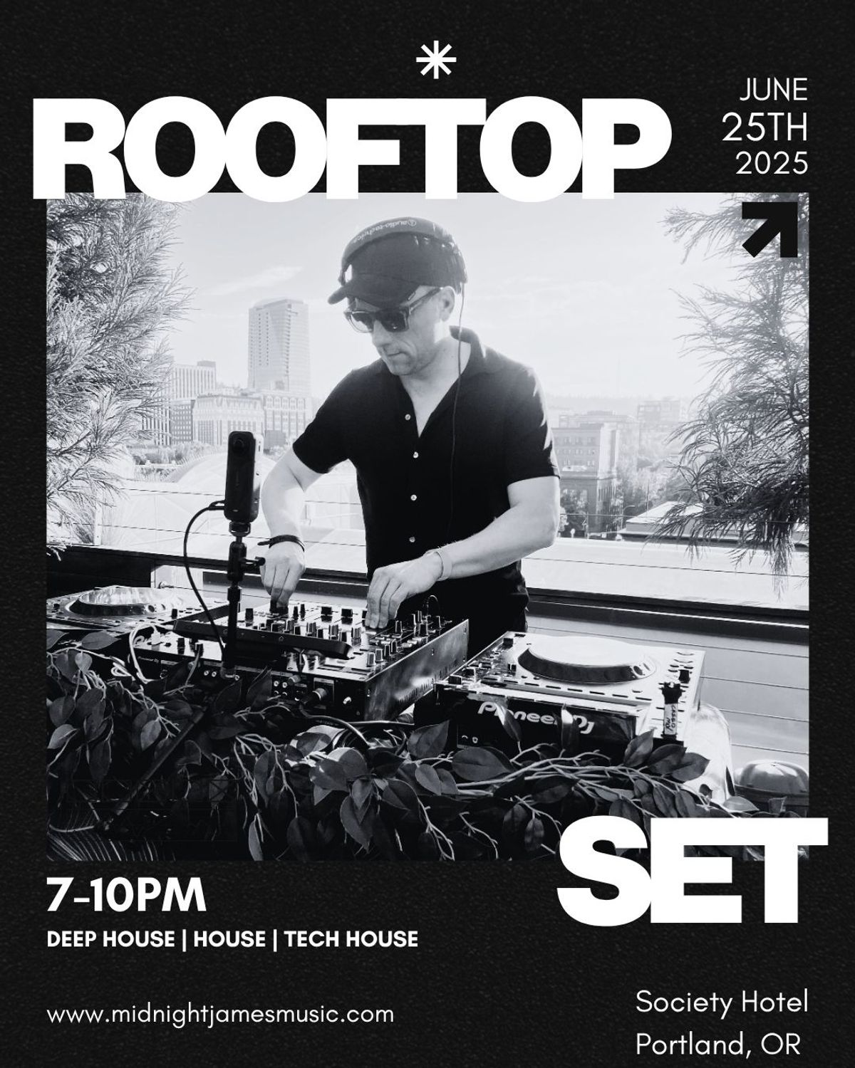 Summer/Sets with Midnight James at The Society Hotel in Portland ...