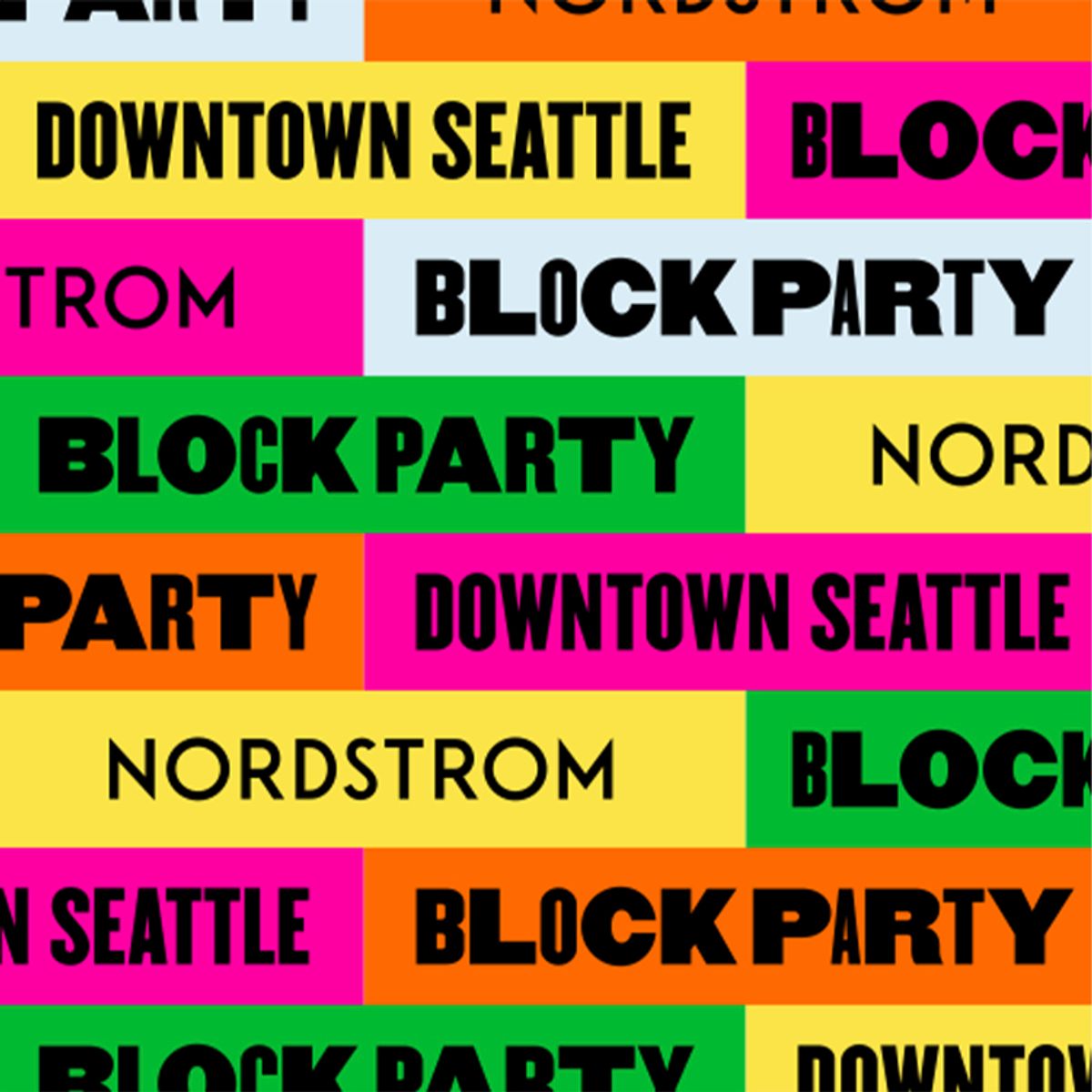 Downtown Seattle Block Party Hosted by Nordstrom at Westlake Park in ...