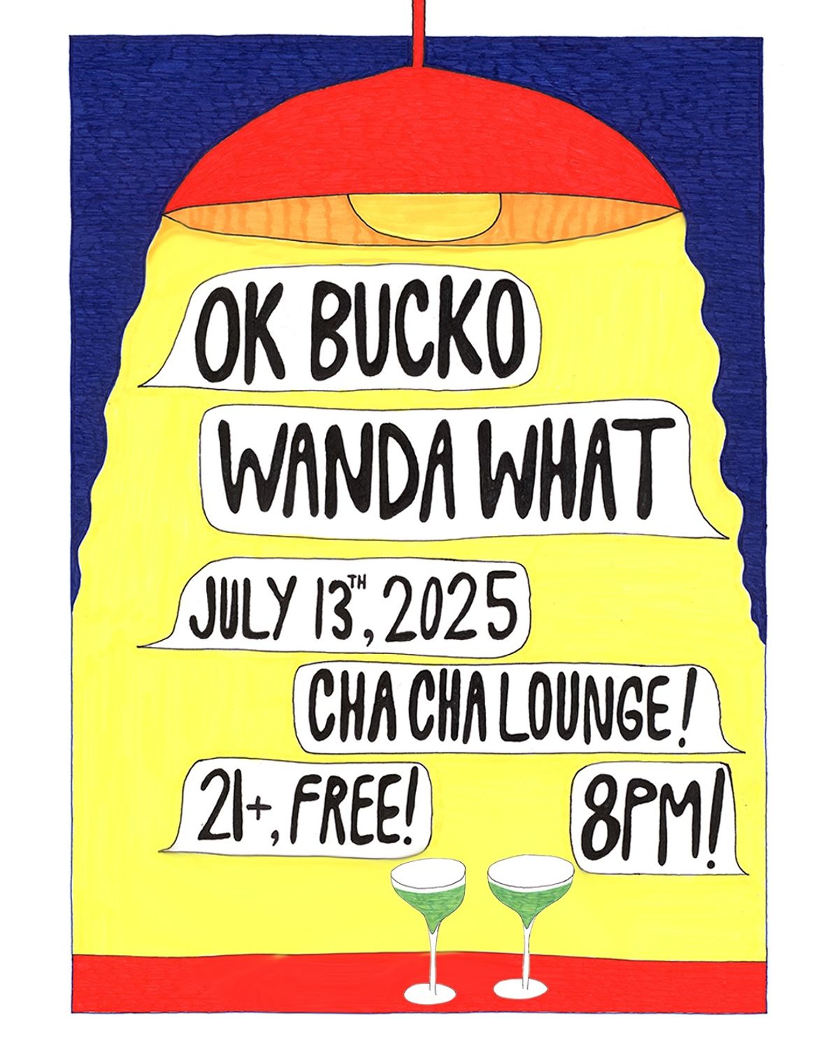 Ok Bucko, Wanda Want at Cha Cha Lounge in Seattle, WA - Sunday, July 13 ...