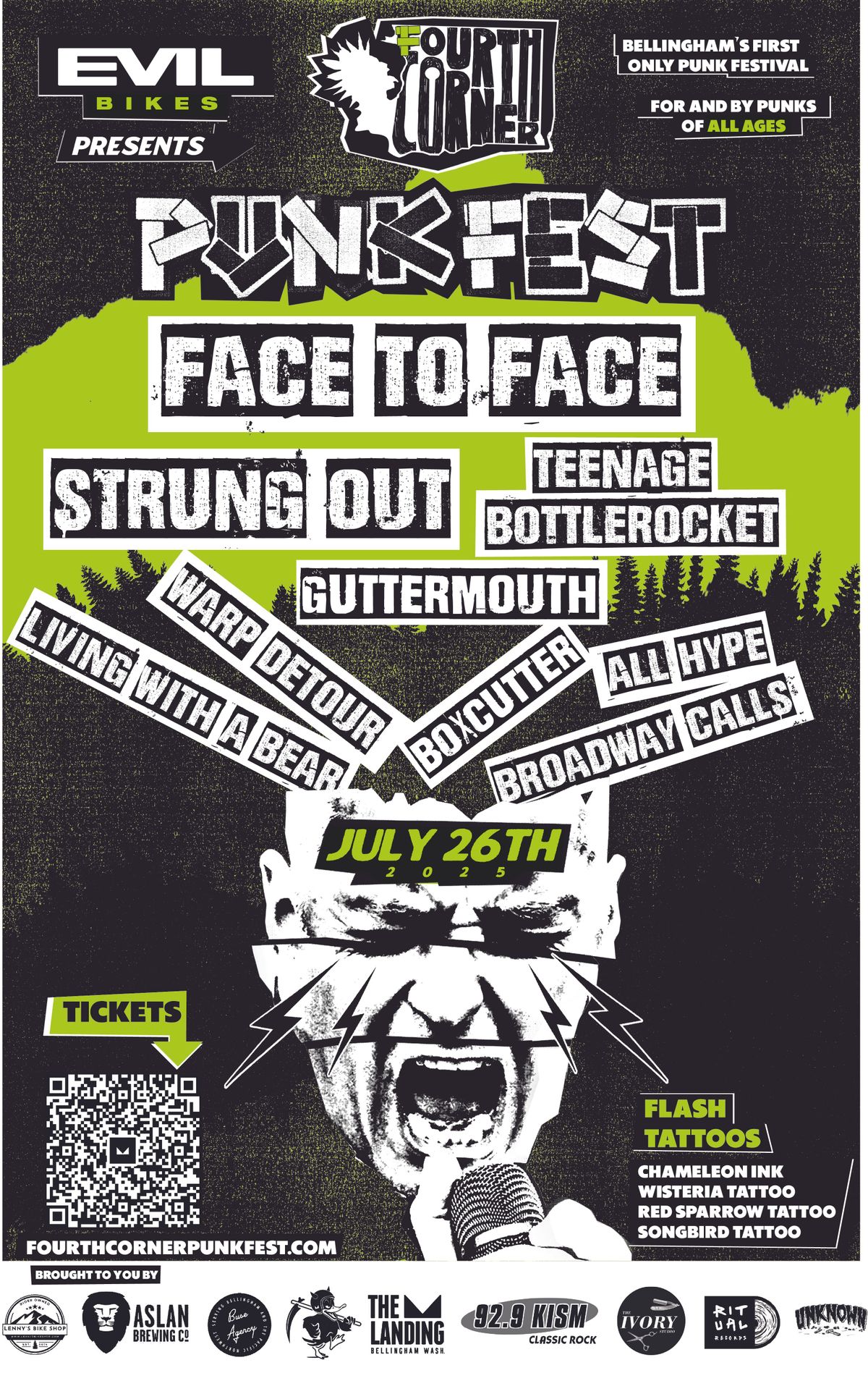 Fourth Corner Punk Fest at The Landing At Evil Bikes in Bellingham ...
