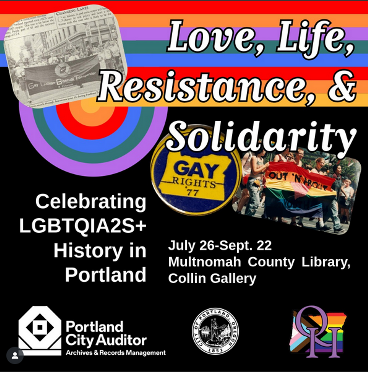 Love, Life, Resistance, & Solidarity: Celebrating Oregon’s LGBTQIA2S ...