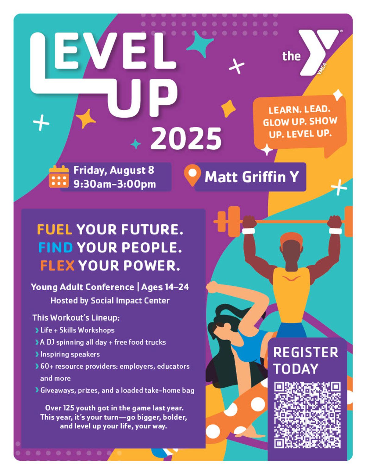 Level Up 2025 at Matt Griffin YMCA in SeaTac, WA - Friday, August 8 ...
