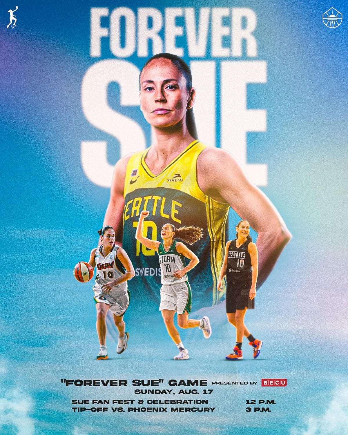 Sue Bird Fan Fest & Celebration at Climate Pledge Arena in Seattle, WA - Sunday, August 17, 2025 ...
