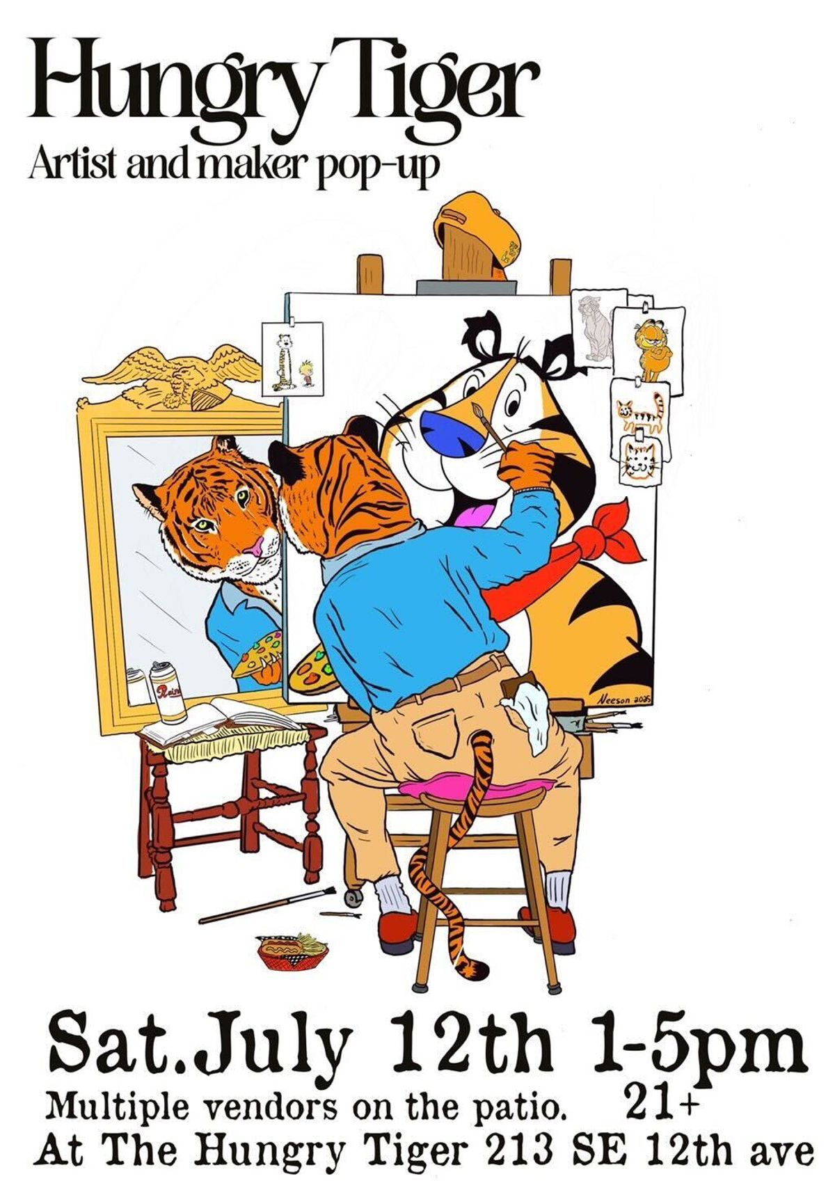 Hungry Tiger Artist and Maker Pop-up at Hungry Tiger in Portland, OR ...