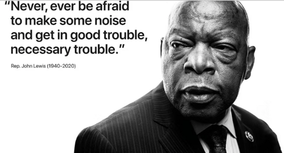 Good Trouble Lives On: National Day of Action at Green Lake at Evans ...