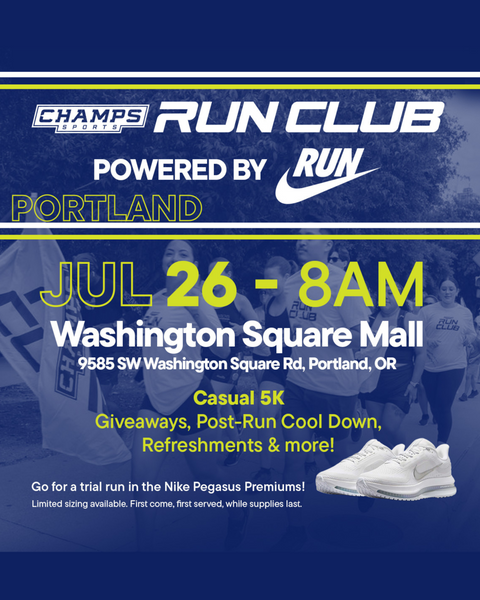 Champs Run Club at Champs Sports at Washington Square in Tigard, OR ...
