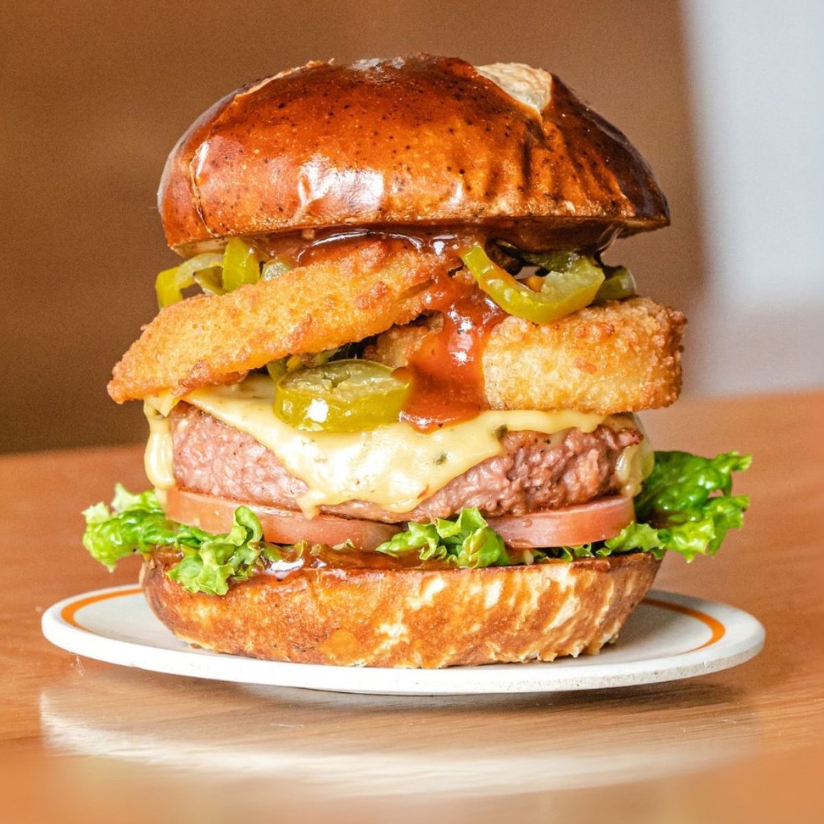 Smoky Mountain BBQ Burger at Veggie Grill by Next Level in portland ...