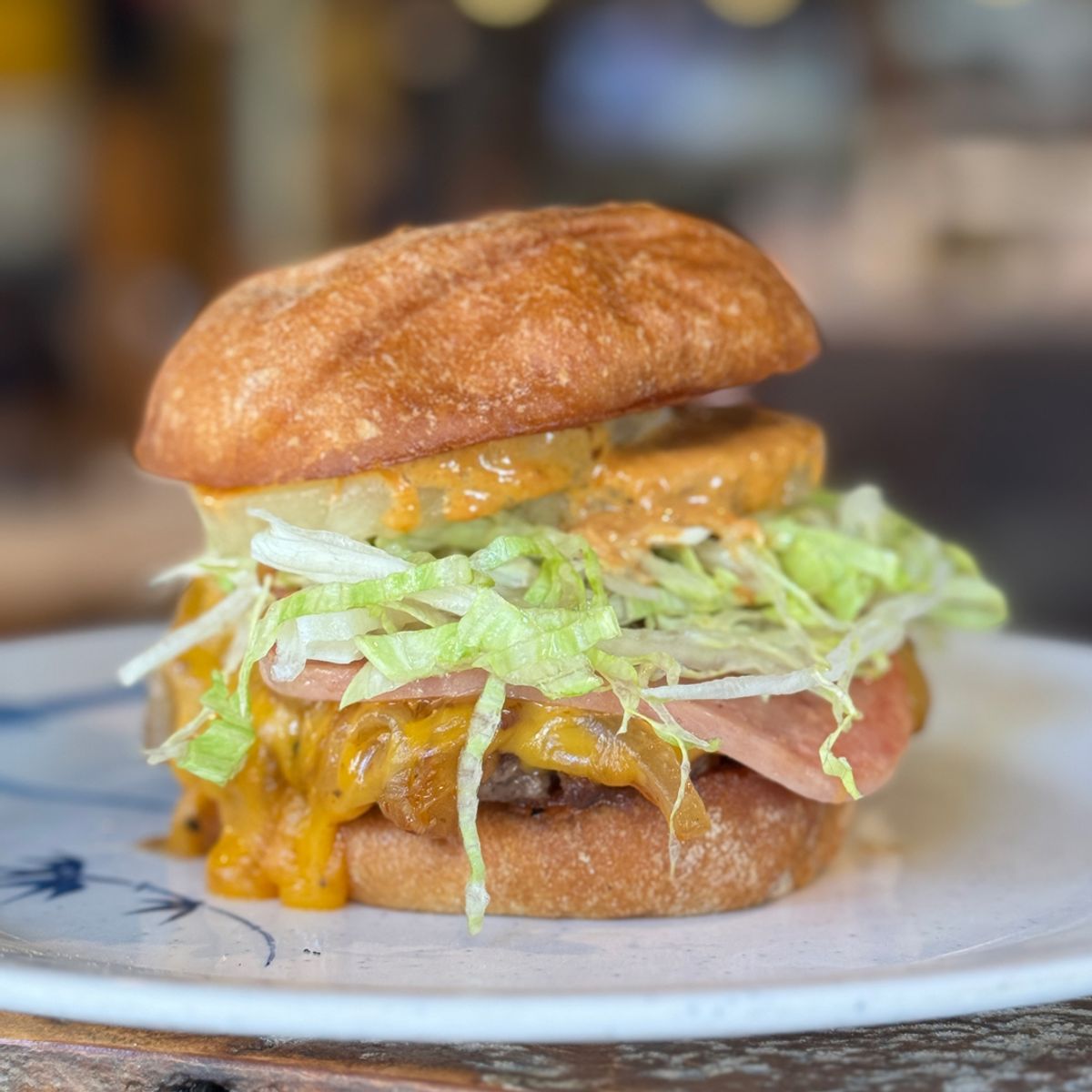 The North Shore Burger at Ate Oh Ate in Portland, Oregon - Every day ...