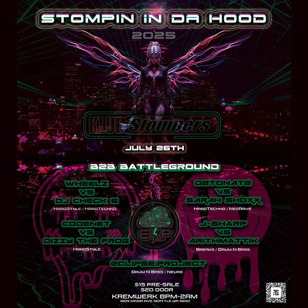 Stompin in da Hood 2025 at Kremwerk in Seattle, WA - Saturday, July 26 ...