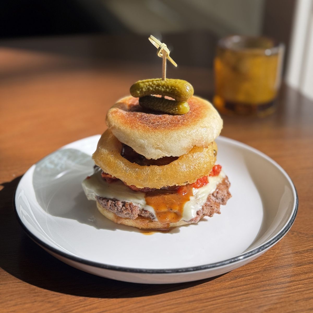 Uncle Andy's Diabolical Burger at The Tavern at Heathman in Portland, OR - Every day, through ...