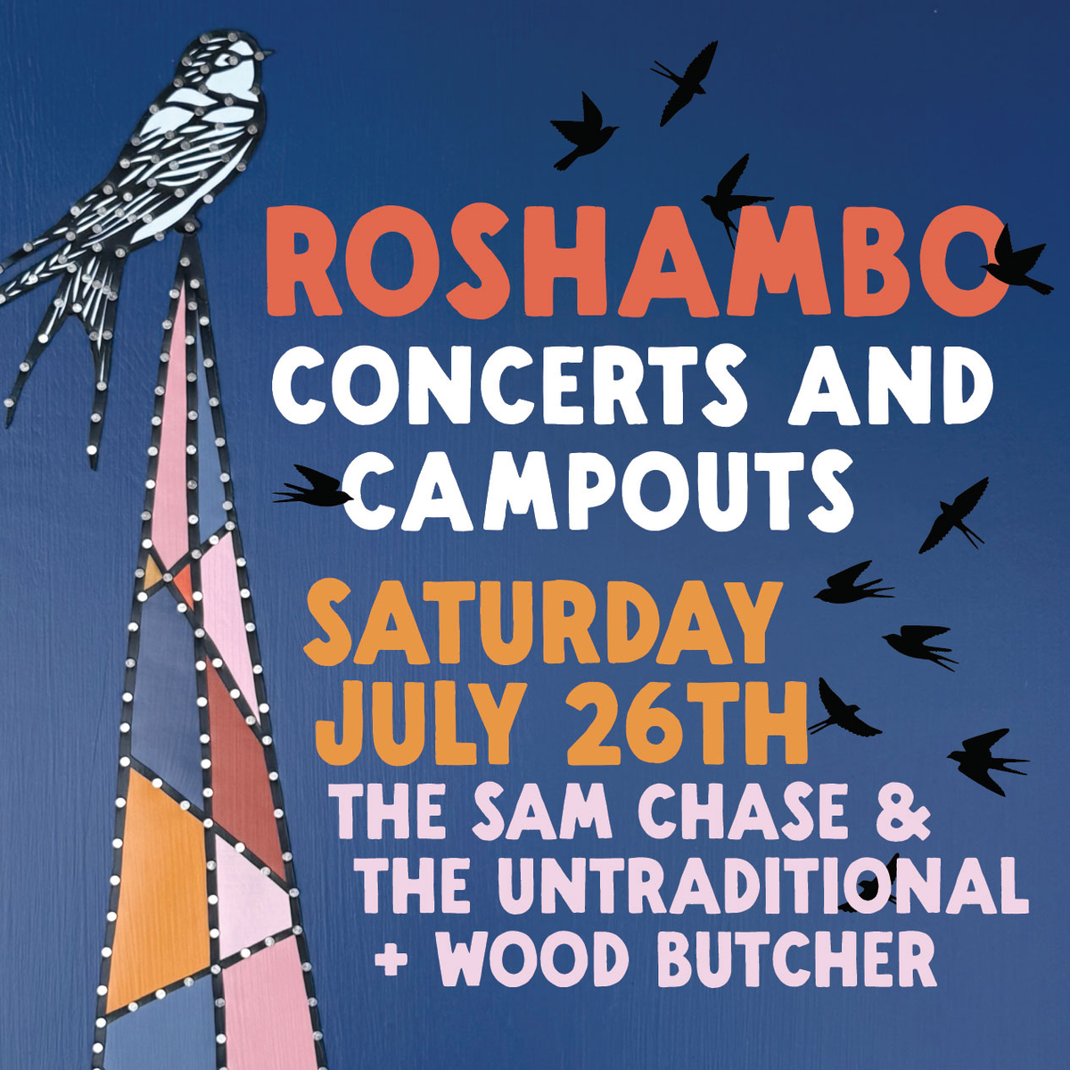 The Sam Chase & the Untraditional + Wood Butcher at Roshambo ArtFarm in ...