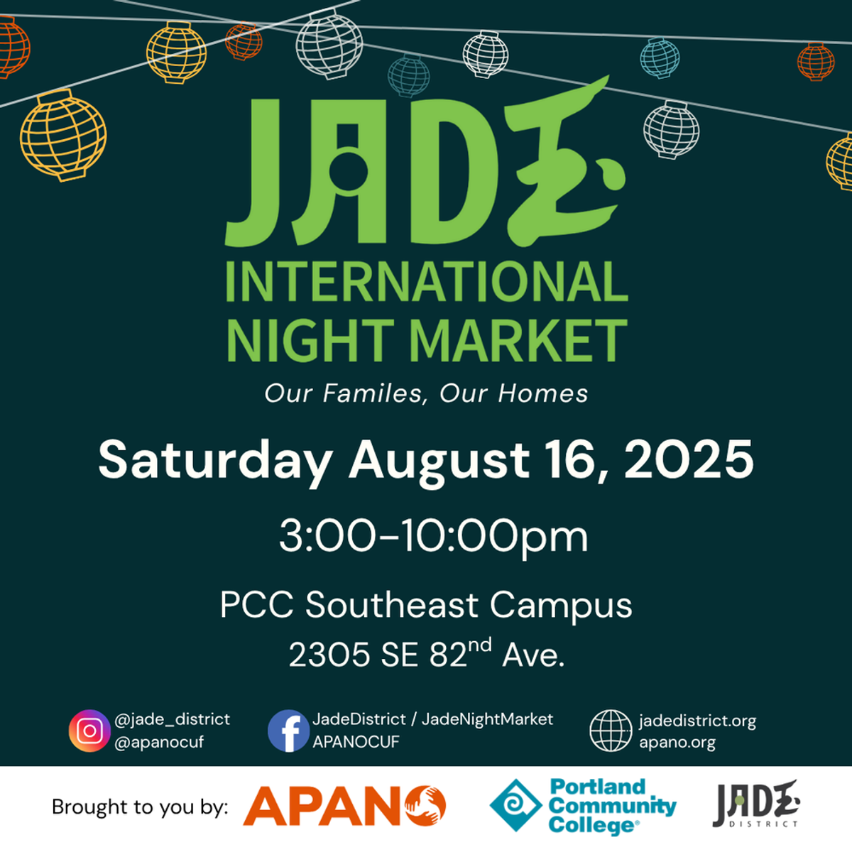 9th Annual Jade International Night Market at PCC Southeast Campus in ...