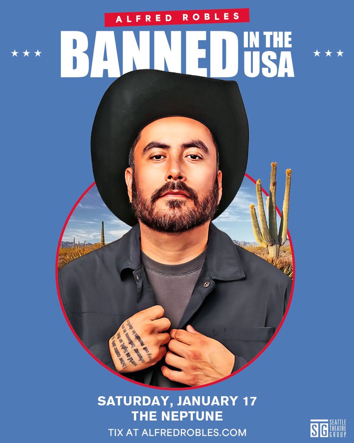 Alfred Robles at Neptune Theatre in Seattle, WA - Saturday, January 17 ...