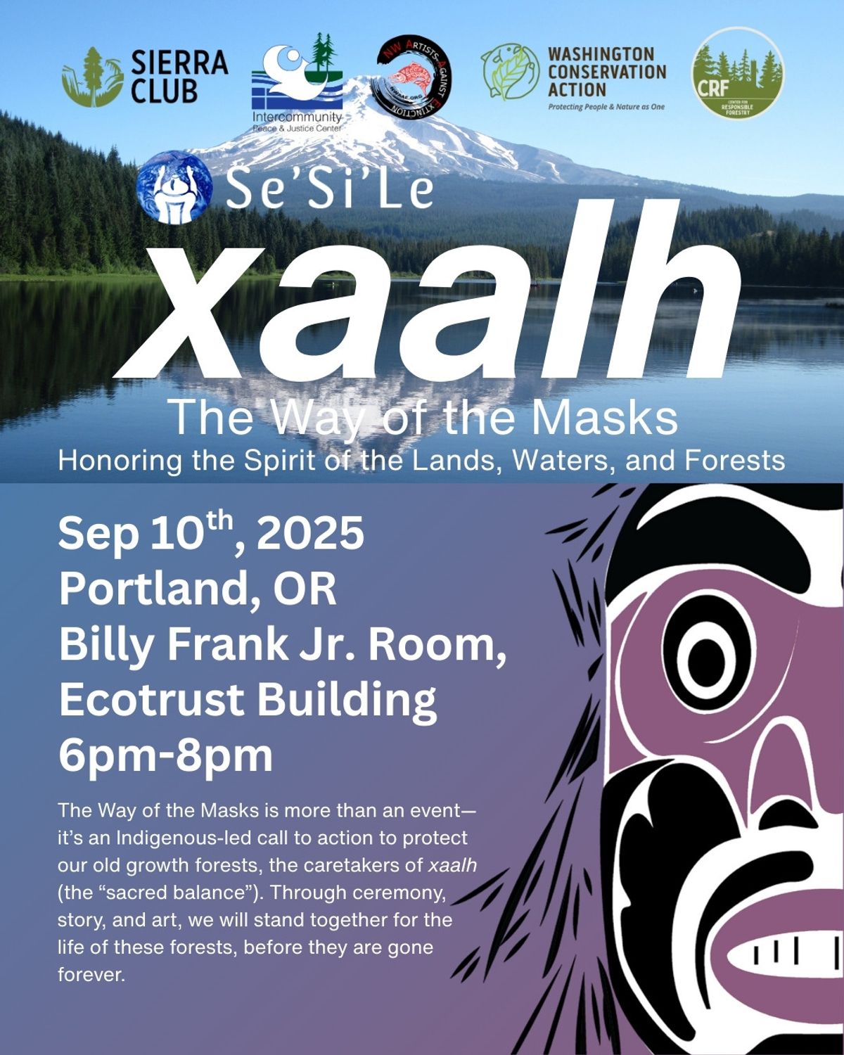 Xaalh: The Way of the Masks at Ecotrust Building in Portland, OR ...