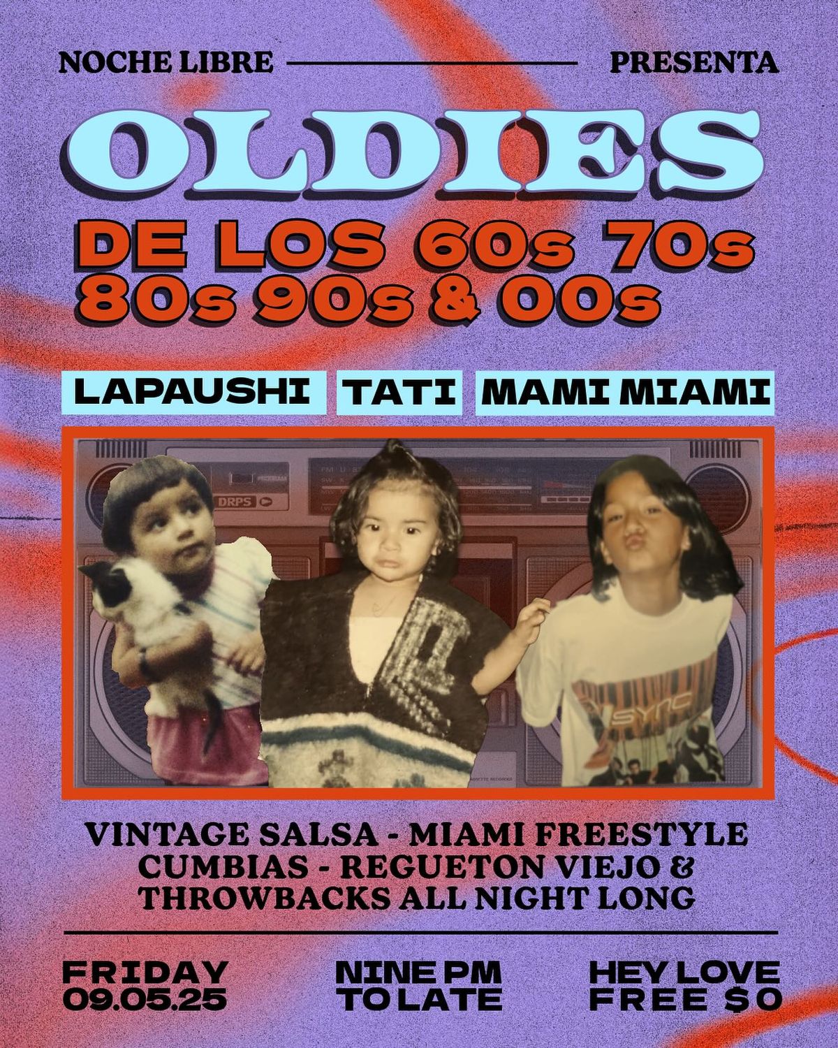 Noche Libre Presenta Oldies at Hey Love in Portland, Oregon - Friday ...