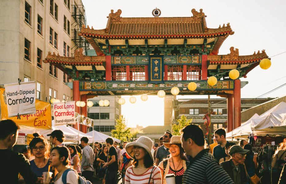 Seattle's Original Night Market at Historic Chinatown Gate in Seattle ...