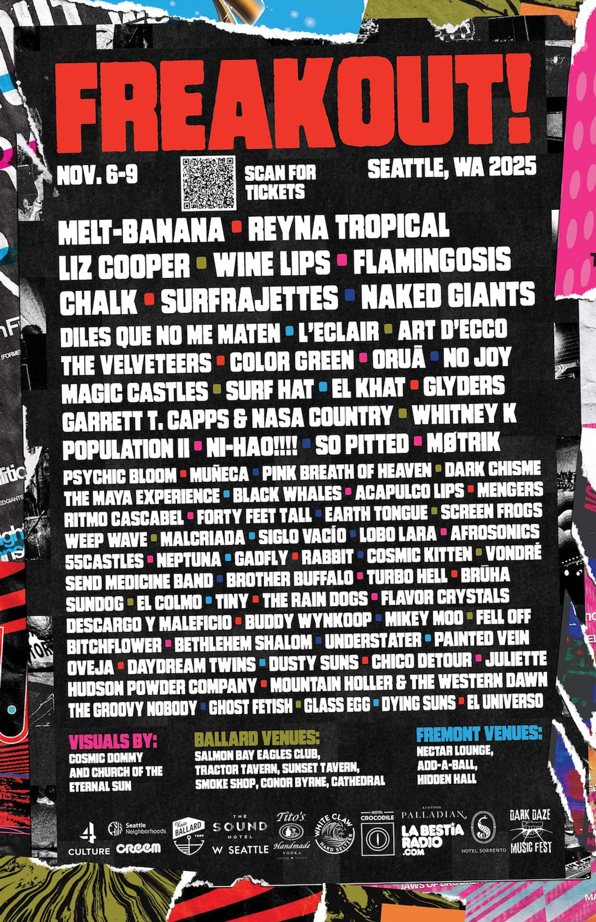 Freakout Festival 13 - Every day, through November 9 - EverOut Seattle