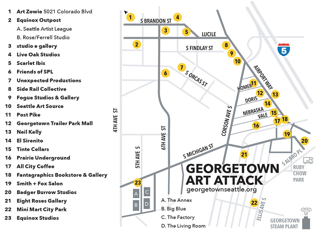 Georgetown Art Attack at Various locations in Seattle, WA - Second ...