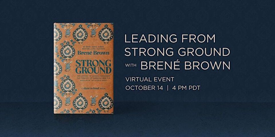 Leading from Strong Ground with Brené Brown at Elliott Bay Book Company ...