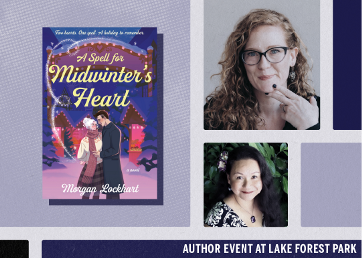 Morgan Lockhart with Cookie Hiponia at Third Place Books Lake Forest ...