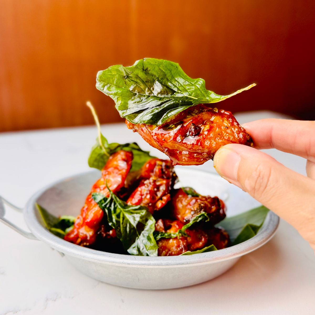 Spicy Basil Wings at Som Tum Thai Kitchen in Portland, OR - Multiple ...