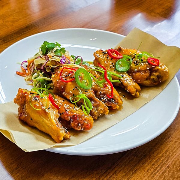 Sweet and Spicy Korean Chicken Wings at Brix Tavern in Portland, OR ...