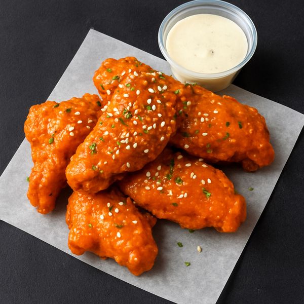 Buffalo Miso Tahini Wings at Rollin’ Fresh in Portland, OR - Every day ...