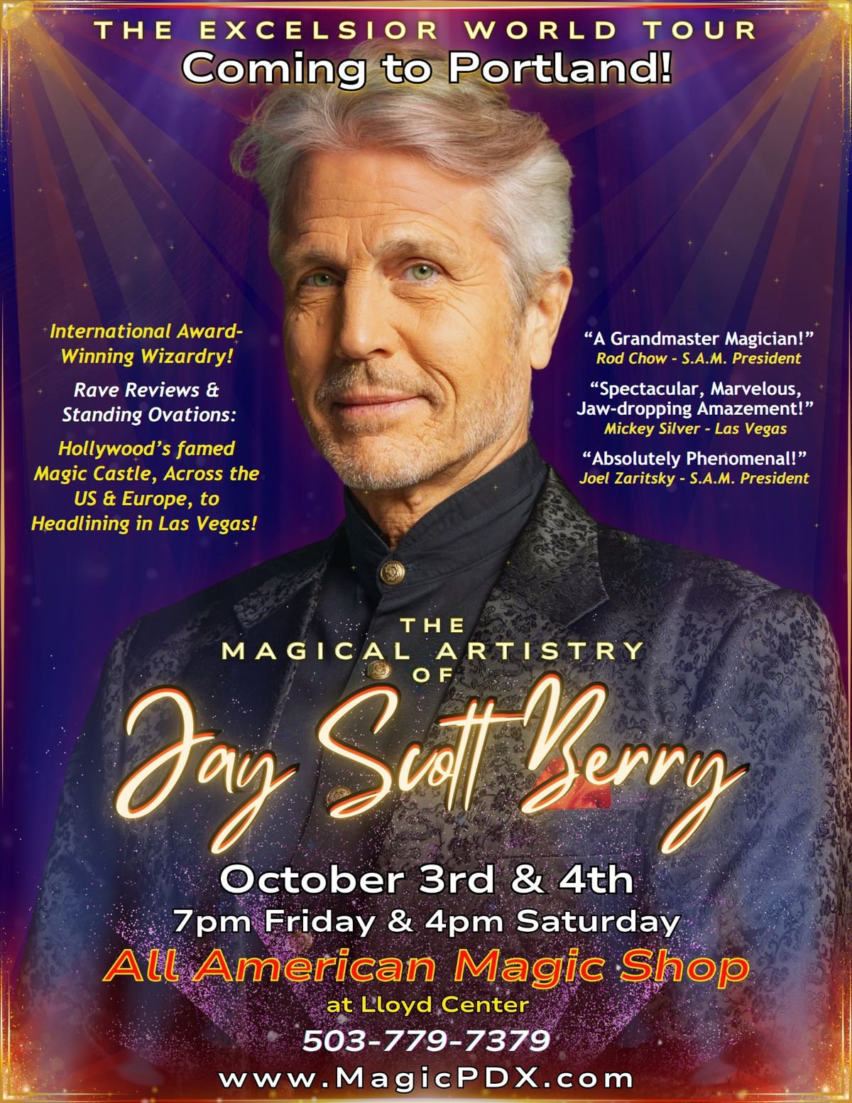 The Art of Wonder Starring Magic Superstar Jay Scott Berry at All ...