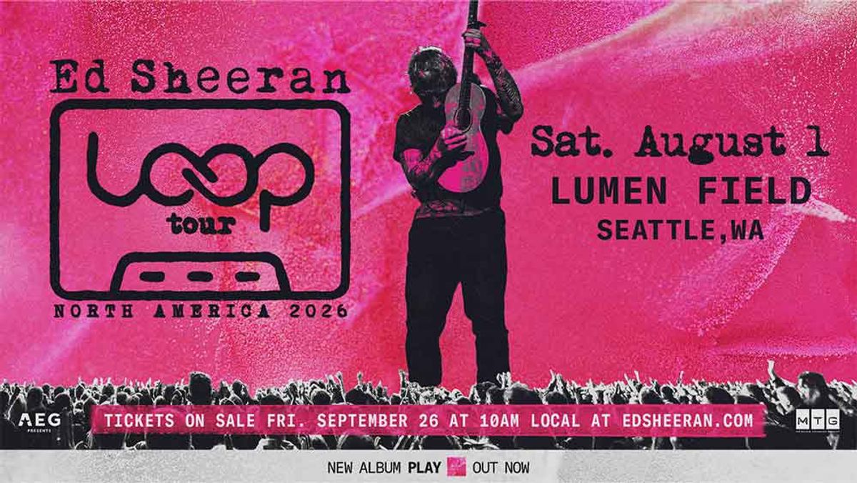 Ed Sheeran: LOOP Tour at Lumen Field in Seattle, WA - Saturday, August ...