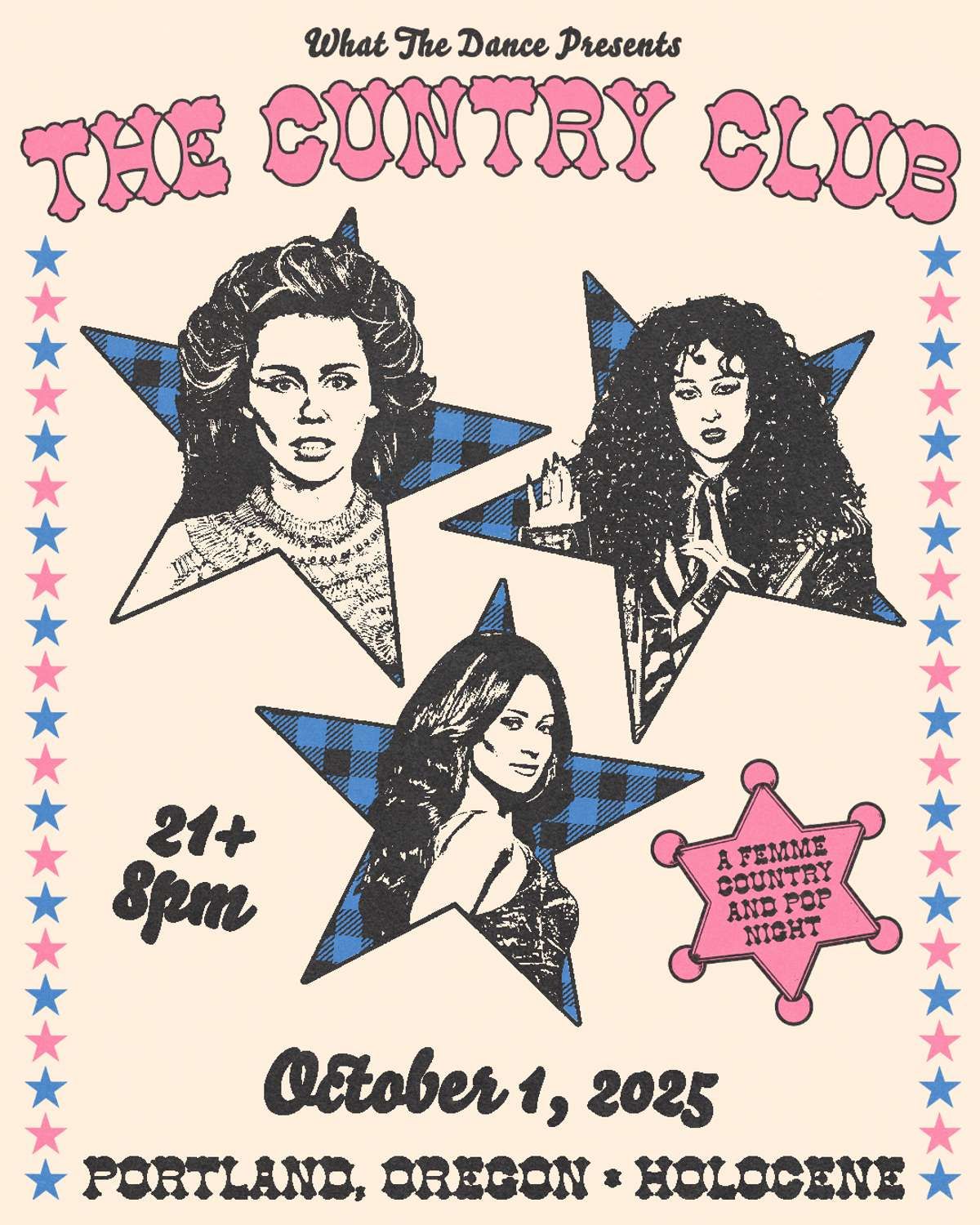 WELCOME TO THE C*NTRY CLUB: Femme Country & Pop Hits at Holocene in ...