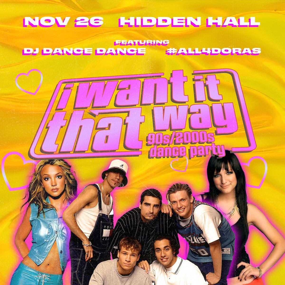 "I WANT IT THAT WAY" 90s/2000s Dance Party feat #ALL4DORAS with DJ ...
