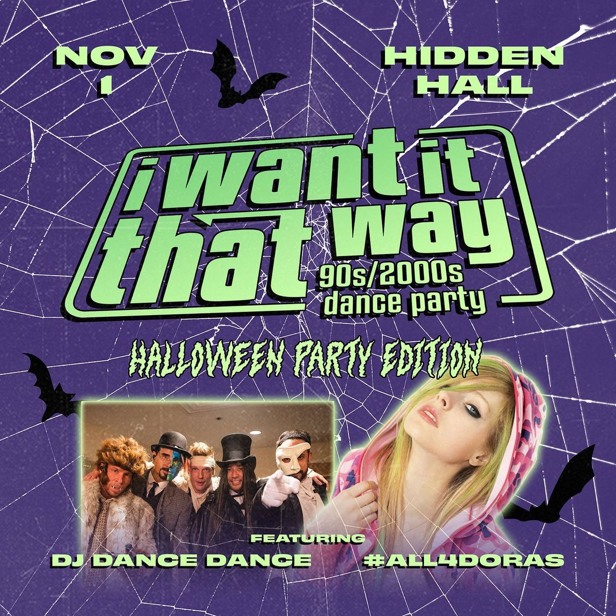 "I WANT IT THAT WAY" 90s/2000s Dance Party feat #ALL4DORAS with DJ ...
