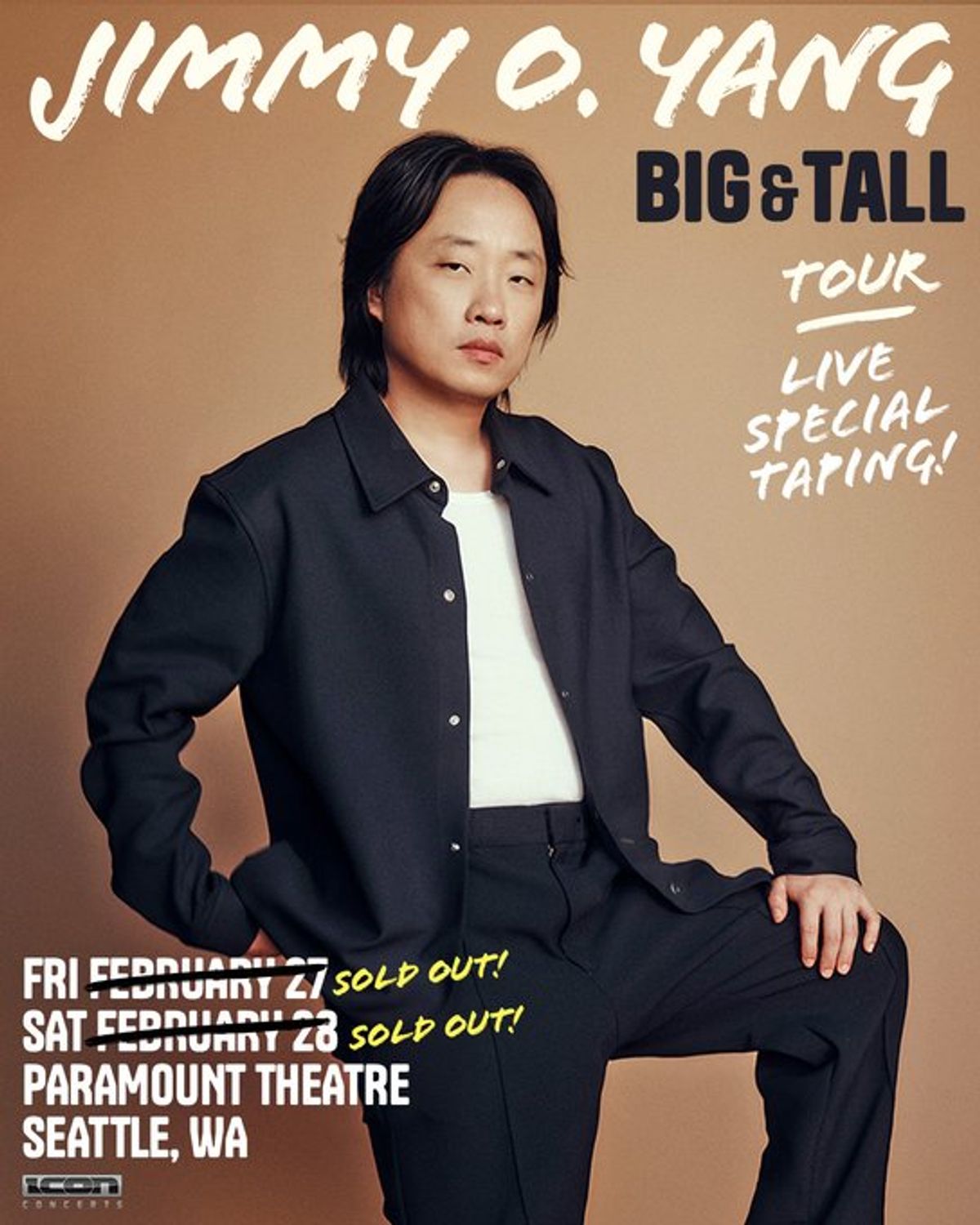 Jimmy O. Yang: Big & Tall Tour at Paramount Theatre in Seattle, WA ...