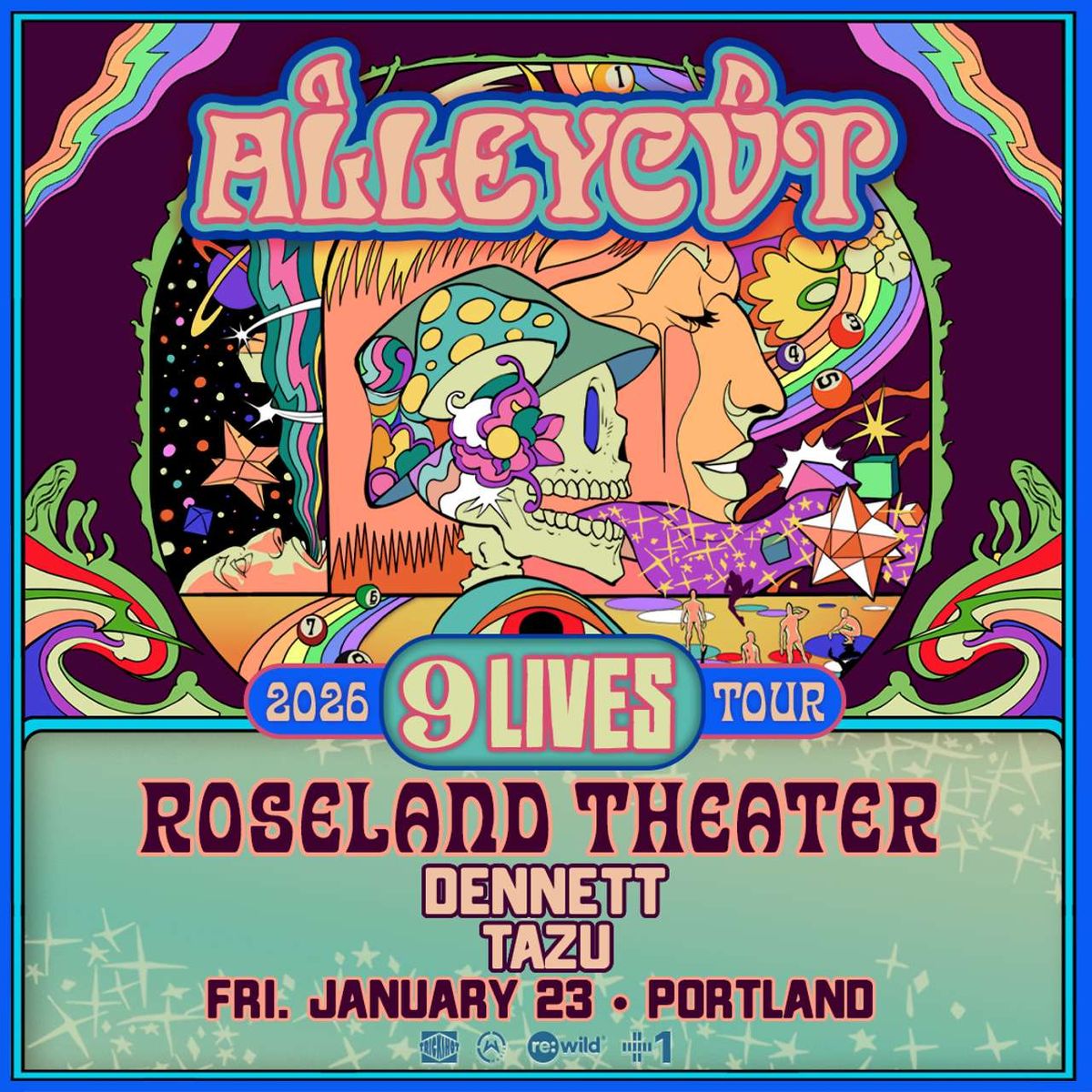 ALLEYCVT - 9 LIVES Tour at Roseland Theater in Portland, OR - Friday ...