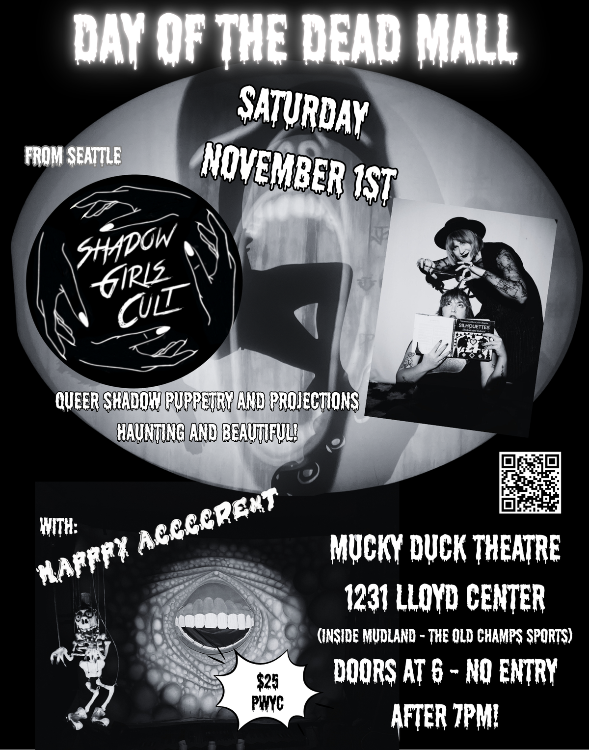 Day of the Dead Mall: Shadow Girls Cult & Happy Accident at Mudland ...