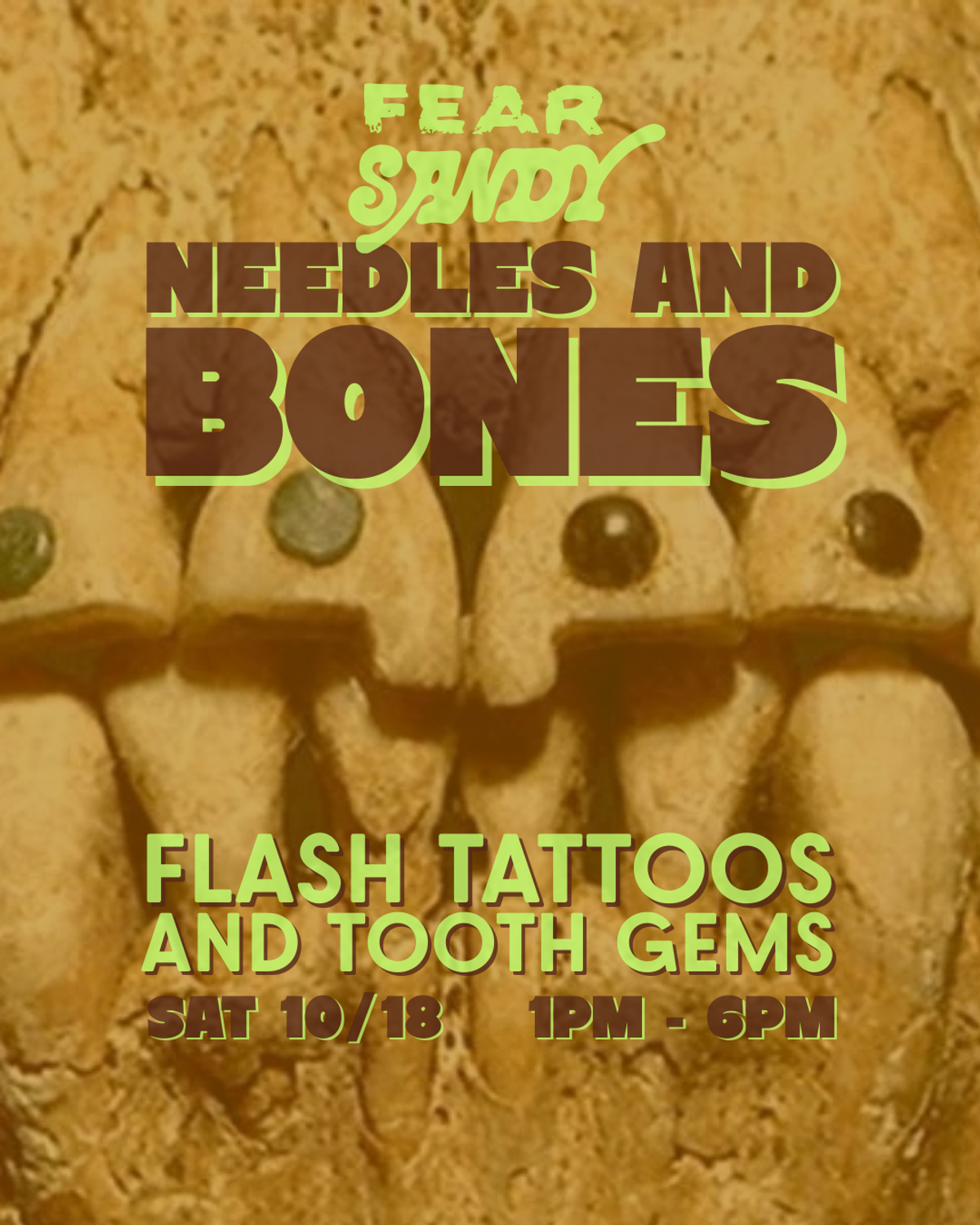 Needles and Bones: Tattoos and Tooth Gems at Dear Sandy in Portland, OR ...