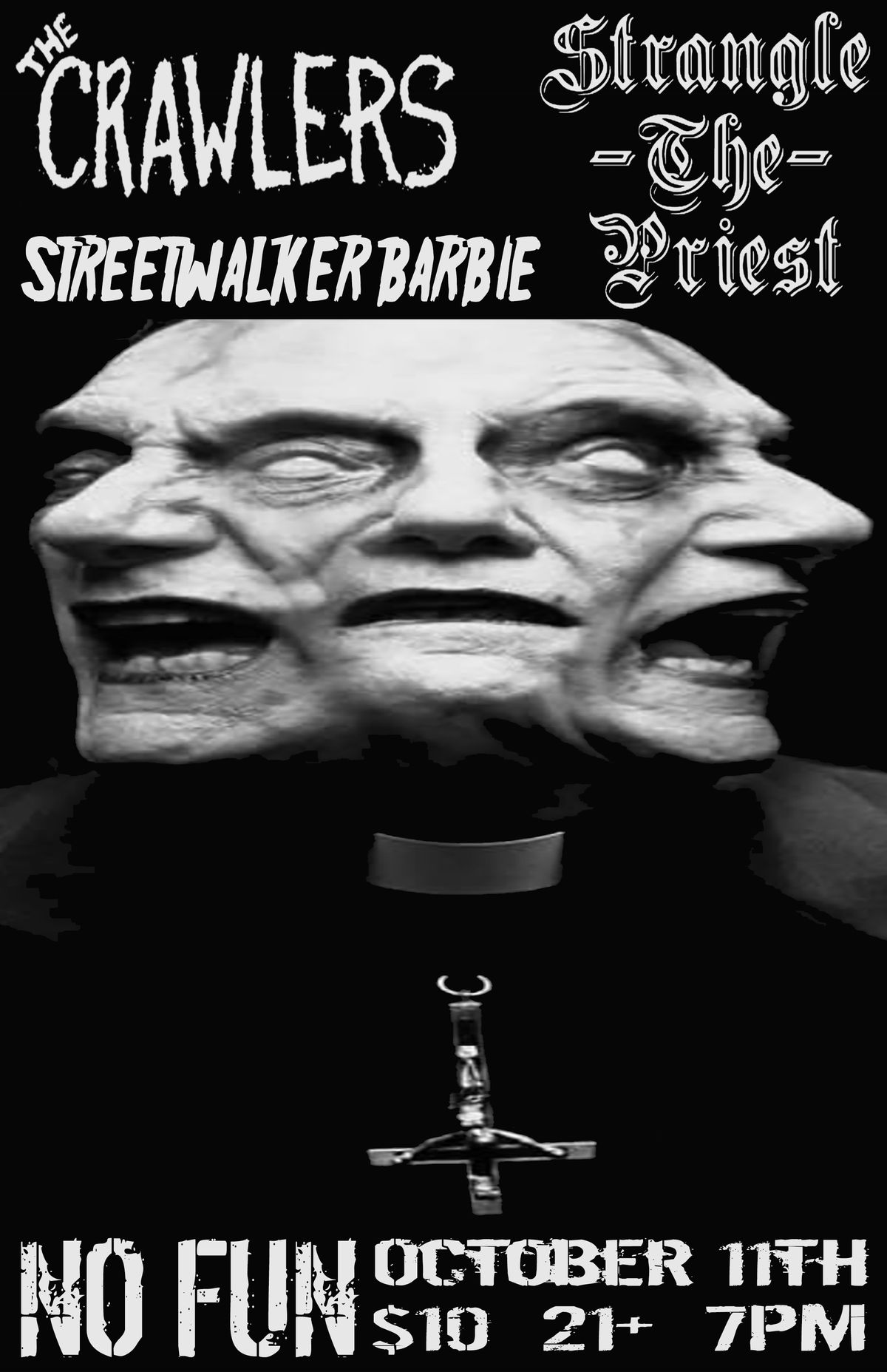 The Crawlers, Strangle the Priest, Streetwalker Barbie at No Fun in ...